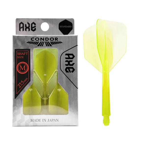 Condor Axe Neon Yellow Standard Flights | Premier Darts - Premier Darts US