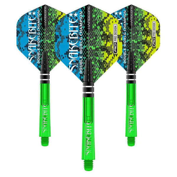 Red Dragon Snakebite Flight & Shaft Combo| Premier Darts - Premier Darts US